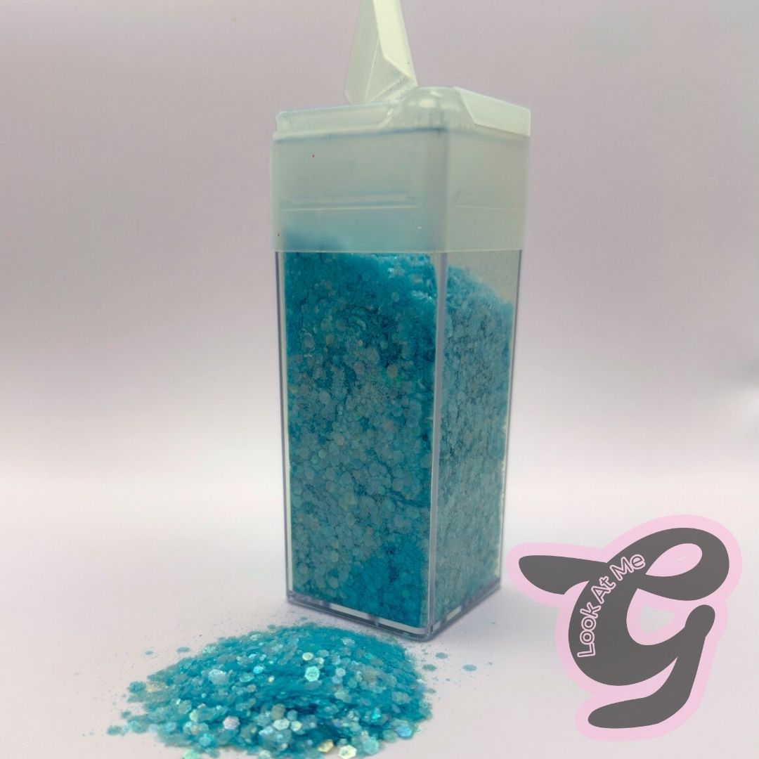 Pastel Shimmer Mix Glitter "BUBBLE" – Look At Me Glitter